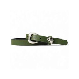 Fronhofer Lederg&uuml;rtel in Khaki | Gr.: 65 cm