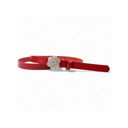 Fronhofer Lederg&uuml;rtel in Rot | Gr.: 80 cm