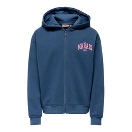 KIDS Only Sweatjacke 'Marisa' in blau | Gr.: 122/128