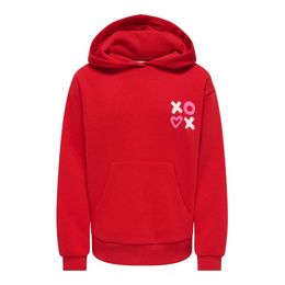 KIDS Only Pullover 'Marisa Smile' in rot | Gr.: 110/116