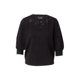 K by KARL LAGERFELD Karl Lagerfeld Sweatshirt 'ORCHID' Damen Gr&ouml;&szlig;e XXL schwarz
