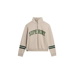 Superdry Sweatshirt 'Athletic Essentials' Damen Größe XXL greige / grün