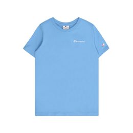 Champion Authentic Athletic Apparel T-Shirt Jungen Gr&ouml;&szlig;e 116 azur / wei&szlig;