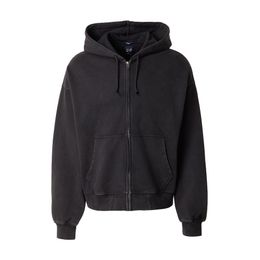 GAP Zip-Up Hoodie male Black size XXL