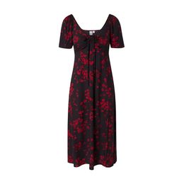 GAP Kleid Damen Gr&ouml;&szlig;e 44 rot / dunkelrot / schwarz Winterkleid