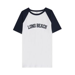 ABOUT YOU T-Shirt 'Lenni' Jungen Gr&ouml;&szlig;e 134/140 marine / wei&szlig;