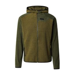 Icepeak Funktionsfleecejacke 'BOLIVAR' Herren Gr&ouml;&szlig;e XXL oliv / gr&uuml;nmeliert