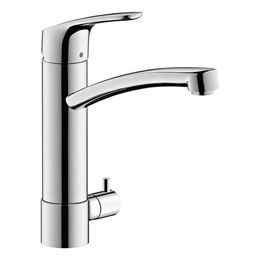 Hansgrohe Focus M41 Einhebel-K&uuml;chenmischer 200mm 12l/min Ger&auml;teabsperrventil, 1jet, Chrom 31803000