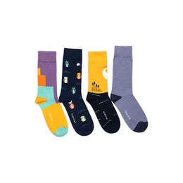 The Arctic Bay Socken 'ZORA EDITION Gift box 4 Pack Unisex' Herren Gr&ouml;&szlig;e 41/45 bunt