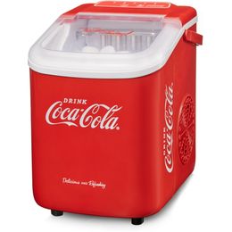 Salco Eisw&uuml;rfelmaschine "SEB-28CC", rot, B:22cm H:30cm T:26cm, Eisw&uuml;rfelbereiter, COCA-COLA ICE CUBE MAKER