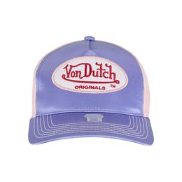 Trucker Cap Von Dutch "Von Dutch TRUCKER CARY CAPS", Damen, Gr. onesize, blau, pink, 100% Polyester, Caps