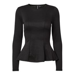 Pieces Shirt 'PCLUCCI PEPLUM' Damen Größe S schwarz