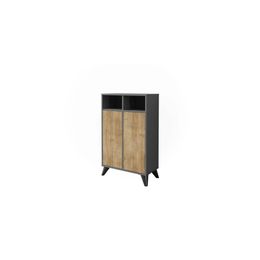 Höffner Midischrank ¦ holzfarben ¦ Maße (cm): B: 60 H: 97 » Höffner