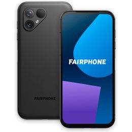 FAIRPHONE Smartphone "Das FAIRPHONE ( Gen. 5 )", Energieeffizienz: B (A-G), schwarz, 128 GB, Mobiltelefone