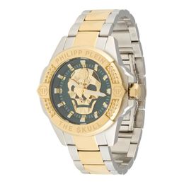 Philipp Plein Analoguhr Herren Gr&ouml;&szlig;e One Size gold / silber