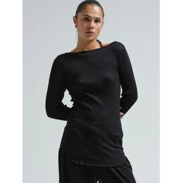 Seamless Basic Shirt female Black size One Size