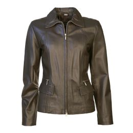 Lederjacke JCC "Triesta", Damen, Gr. 36, braun, Oberstoff: 100% Lammnappa; Futter: 100% Polyester, Jacken