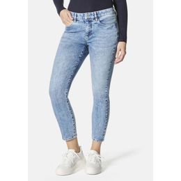 5-Pocket-Jeans STOOKER WOMEN "Florenz Season Slim Fit", Damen, Gr. 46, L&auml;nge 26, blau (bleached blau), Denim/Jeans, 82% Baumwolle, 17% Polyester, 1% Elasthan, slim fit lang, Jeans 5-Pocket-Jeans, Slim Fit Casual Clean Wash Denim Jeans f&uuml;r Damen