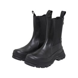 Stiefel Buffalo "Buffalo roam chelsea", Damen, Gr. 41, schwarz, Leder, unifarben, Schuhe Stiefel