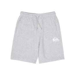 Bermudas Quiksilver "Easy Day", Jungen, Gr. 10, grau (light grau heather), 55% Baumwolle, 45% Polyester, Hosen