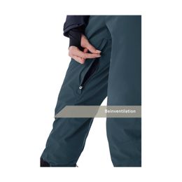 Skihose Killtec "KSW 61 WMN SKI PNTS", Damen, Gr. 36, Normalgrößen, blau, Obermaterial: 84% Polyamid, 16% Elasthan;Futter: 100% Polyester;Füllung: 100% Polyester, Hosen