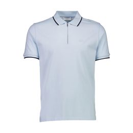 Poloshirt LINDBERGH "LINDBERGH Poloshirt", Herren, Gr. M, blau (lt blau sky), Obermaterial: 100% Baumwolle, lässig geschnitten, Shirts