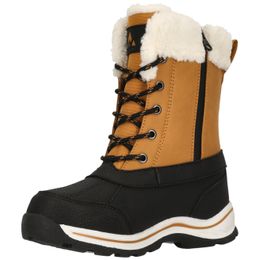 Winterboots WHISTLER "COMON KIDS BOOT WP", Jungen, Gr. 37, caramel café, Synthetik, Textil, Schuhe, Winterstiefel,Schnürstiefel, Winterschuhe, wasserdicht
