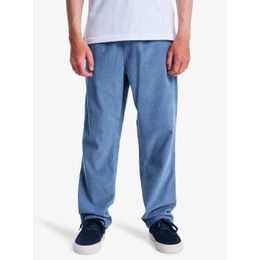 Cordhose Quiksilver "TAXER CORD PANT YOUTH", Kinder, Gr. 14 (158/164), N-Gr, china blau, Obermaterial: 100% Baumwolle, Hosen Cordhose