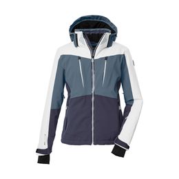 Skijacke Killtec "KSW 43 WMN SKI JCKT", Damen, Gr. 42, blau, Obermaterial: 84% Polyamid, 16% Elasthan;Futter: 100% Polyester;Füllung: 100% Polyester, Jacken Skijacke