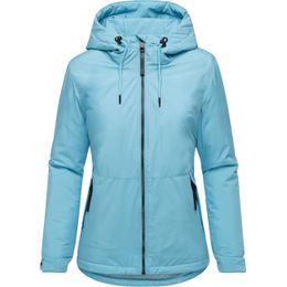 Winterjacke Ragwear "Bevin Warm YOUMODO", Damen, Gr. 6XL (52), cloud, Obermaterial: 100% Polyester, Innenfutter: 100% Polyester, Wattierung: 100% Polyester, tailliert hüftbedeckend, hoch geschlossener Ausschnitt, verstellbar elastischer Bund mit Druckknöpfen,verstellbar, Jacken, Wasserdichte Damen Jacke für den Winter
