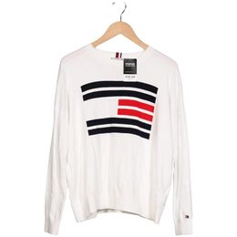 Tommy Hilfiger Pullover Damen Gr&ouml;&szlig;e M Second Hand wei&szlig;