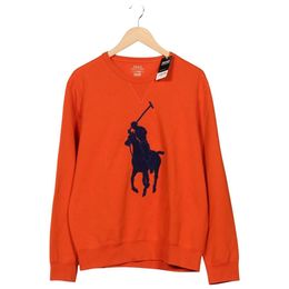 Polo Ralph Lauren Sweater Herren Größe L Second Hand orange