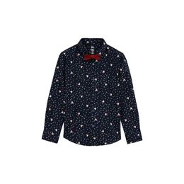 WE Fashion Button Up Shirt boy size 134/140 marine blue / Red / White