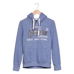 Superdry Kapuzenpullover Damen Größe L Second Hand hellblau