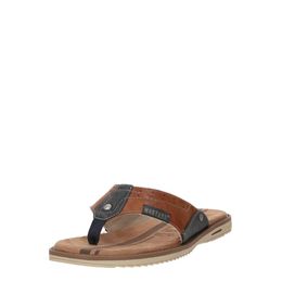 Mustang T-Bar Sandals male Brown size 40