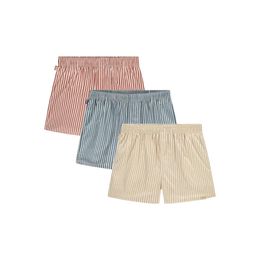 Pockies Boxershorts Herren Gr&ouml;&szlig;e L marine / honig / dunkelrot / wei&szlig;
