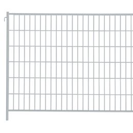 M&uuml;BA m&uuml;ba Bauzaun Typ C Set (35 St&uuml;ck) - feuerverzinkt mit Haken und &Ouml;se