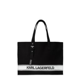 K by KARL LAGERFELD Karl Lagerfeld Shopper Herren Gr&ouml;&szlig;e One Size schwarz / wei&szlig;