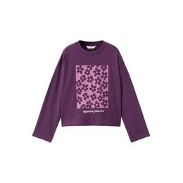 Mango Kids Shirt 'FLOWERS' girl Purple size 6