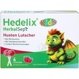 Dr.Theiss Hedelix HerbalSept Husten Lutscher Kids 6 St