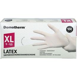 Domotherm Unt.Handschuhe Latex unsteril pf Xl wei&szlig; 100 St