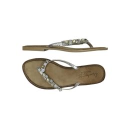 Mustang Sandalen Damen Gr&ouml;&szlig;e 41 Second Hand silber