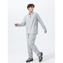 YOUTHUP Sports Suit male Grey size 3XL