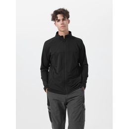 YOUTHUP Athletic Cardigan male Black size XL