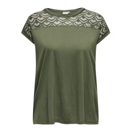 Only Carmakoma Shirt 'CARFLAKE' Damen Gr&ouml;&szlig;e XXXL/4XL Gro&szlig;e Gr&ouml;&szlig;en khaki