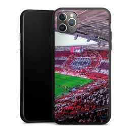 DeinDesign iPhone 11 Pro Max Handy Premium Silikon H&uuml;lle Handyh&uuml;lle schwarz Case Stadium Fcb Fc Bayern M&uuml;nchen Silikon Premium Case