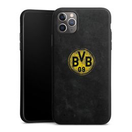 DeinDesign iPhone 11 Pro Max Handy Premium Silikon H&uuml;lle Handyh&uuml;lle schwarz Case Borussia Dortmund Bvb Merchandise Silikon Premium Case