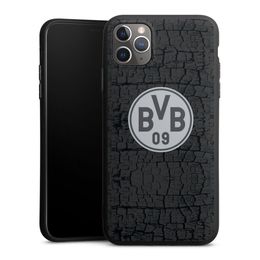 DeinDesign iPhone 11 Pro Max Handy Premium Silikon H&uuml;lle Handyh&uuml;lle schwarz Case Borussia Dortmund Jersey Bvb Silikon Premium Case