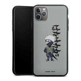 DeinDesign iPhone 11 Pro Max Handy Premium Silikon H&uuml;lle Handyh&uuml;lle schwarz Case Official Licensed Product Naruto Shippuden Kakashi Silikon Premium Case