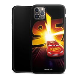 DeinDesign iPhone 11 Pro Max Handy Premium Silikon H&uuml;lle Handyh&uuml;lle schwarz Case Cars Lightning Mcqueen 95 Official Licensed Product Silikon Premium Case